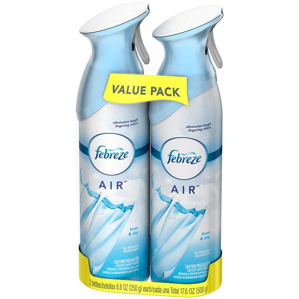Febreze AIR™ Linen & Sky Air Refresher, 2-8.8 Oz. Aerosol Cans