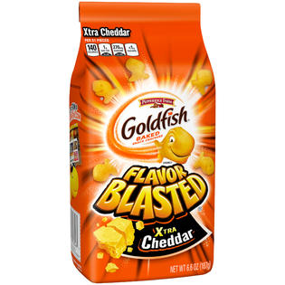 Pepperidge Farm Goldfish Flavor Blasted Crackers, Baked Snack, Xtra ...