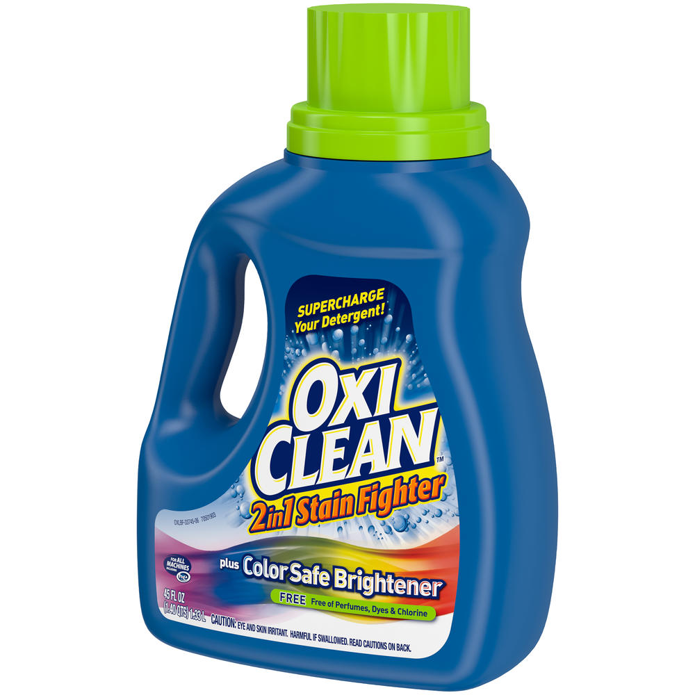 Oxi Clean Stain Fighter, Triple Power, 2X Concentrated, Fresh Scent, 42 ...