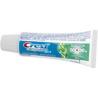 Crest Plus Scope Complete Whitening Toothpaste, Minty Fresh, .85 oz