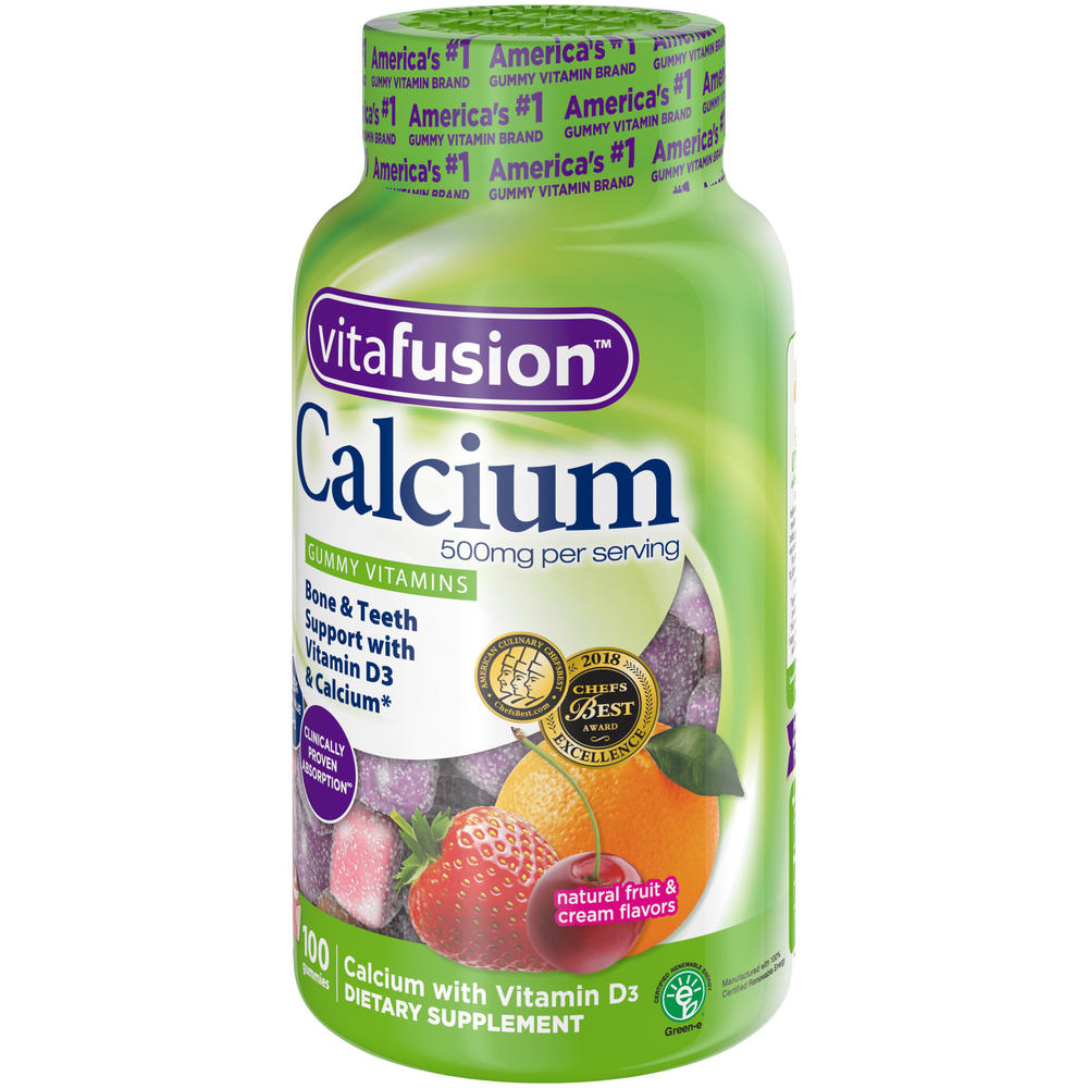 Vitafusion Calcium 500mg Dietary Supplement Gummy Vitamins