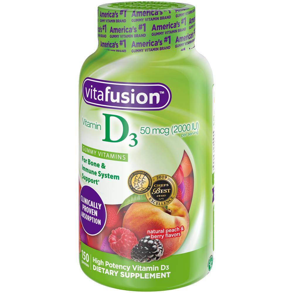 Vitafusion Vitamin D3 Adult Gummy Vitamins Dietary Supplement