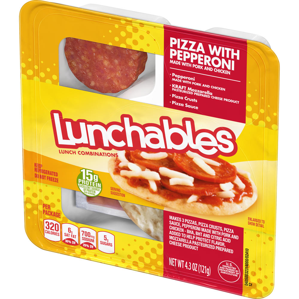 Lunchables Lunch Combinations, Pepperoni Pizza, 4.5 oz (128 g)