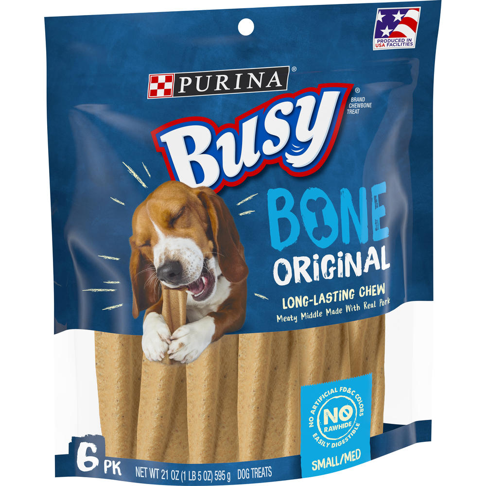 Busy Bone Mini Chewbones Dog Treats - 6 Pack, 6.5 oz. Bag