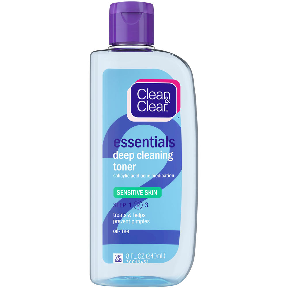 Clean & Clear Astringent, Deep Cleaning, Sensitive Skin, 8 fl oz (240 ml)