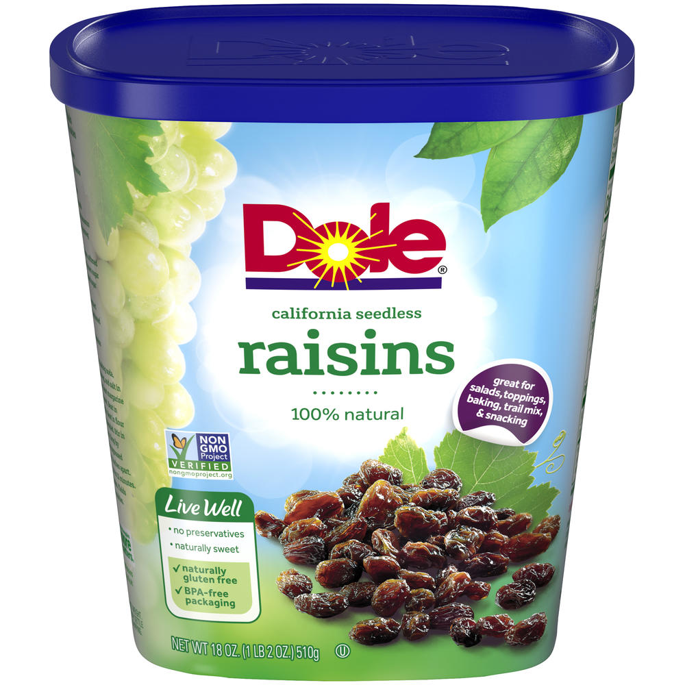 Dole Raisins California Seedless 18 oz