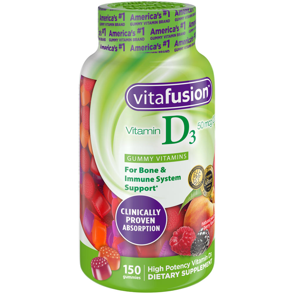 Vitafusion Vitamin D3 Adult Gummy Vitamins Dietary Supplement