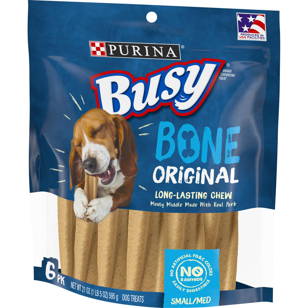 Busy Bone Mini Chewbones Dog Treats - 6 Pack, 6.5 oz. Bag