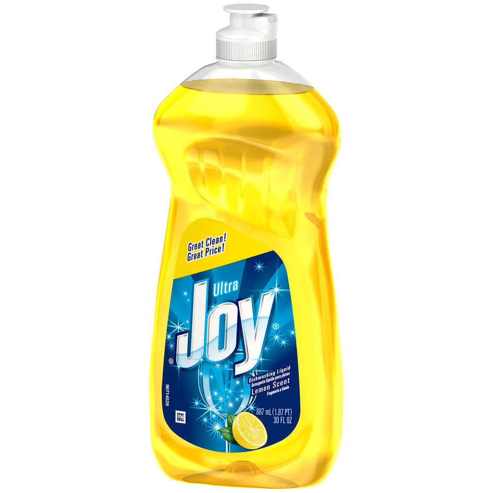 Joy Dishwashing Liquid, Ultra, Lemon Scent, 30 fl oz (1.87 pt) 887 ml