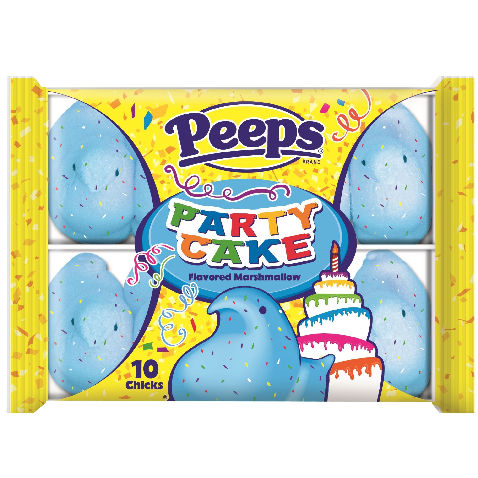 UPC 070970544040 - Peeps Party Cake Chicks 10 ct. | upcitemdb.com