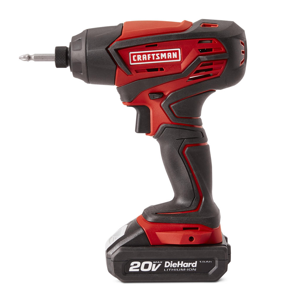 Craftsman 20V MAX Cordless Drill and Impact Driver Combo Kit