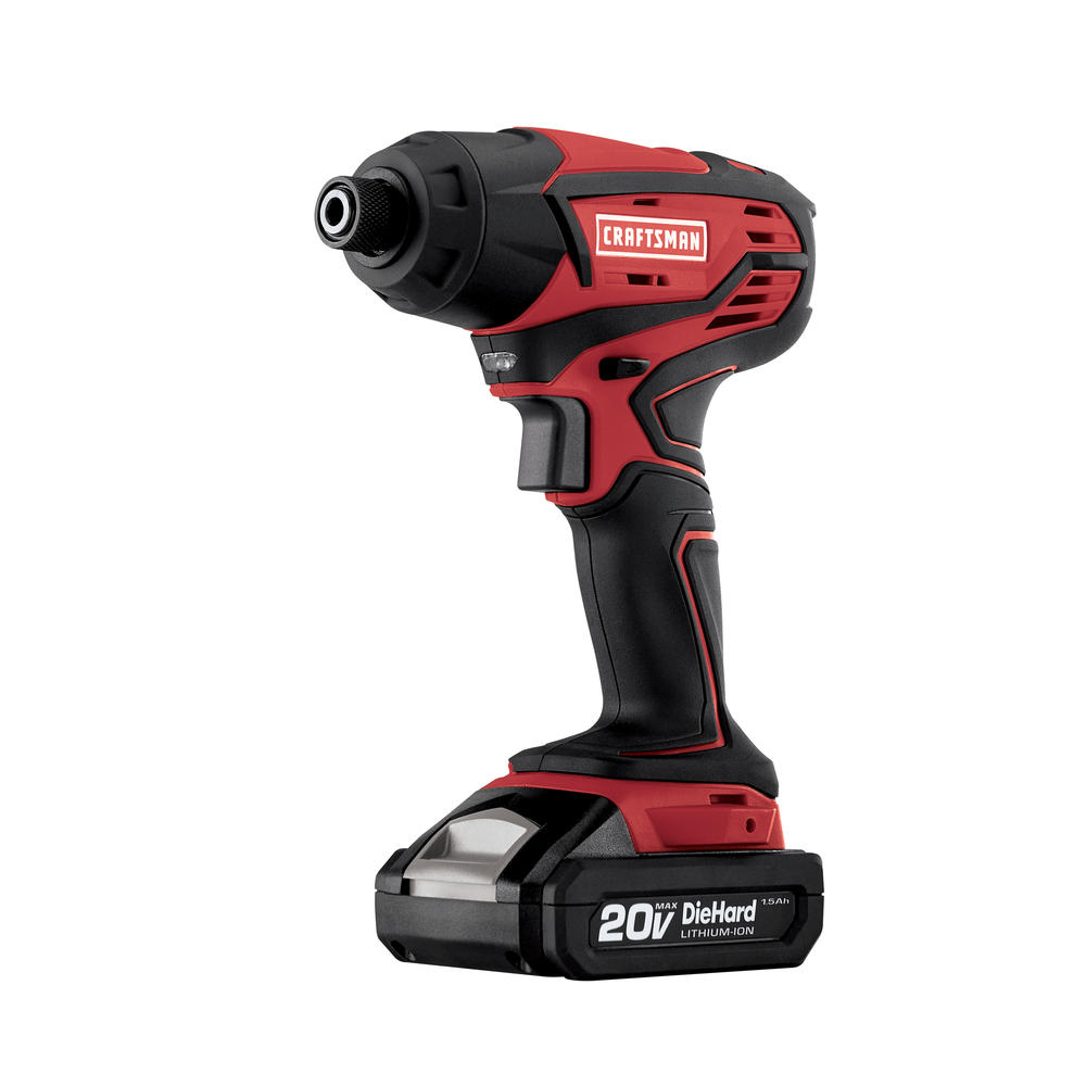 Craftsman 20V 1/4-in Impact Driver Kit