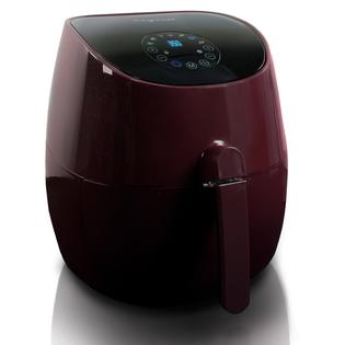 MegaChef 970102093M 3.5qt. Electric Multi-Cooker and Air Fryer - Burgundy