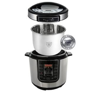 MegaChef 97099675M 6qt. Digital Pressure Cooker w/ 14 Multi Functions ...