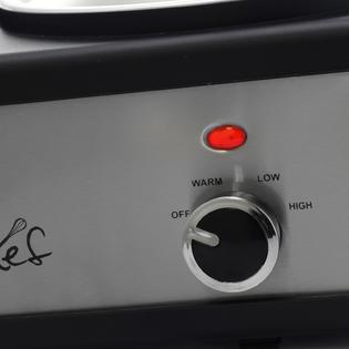 MegaChef 970109458M Triple 2.5 Quart Slow Cooker and Buffet Server in ...