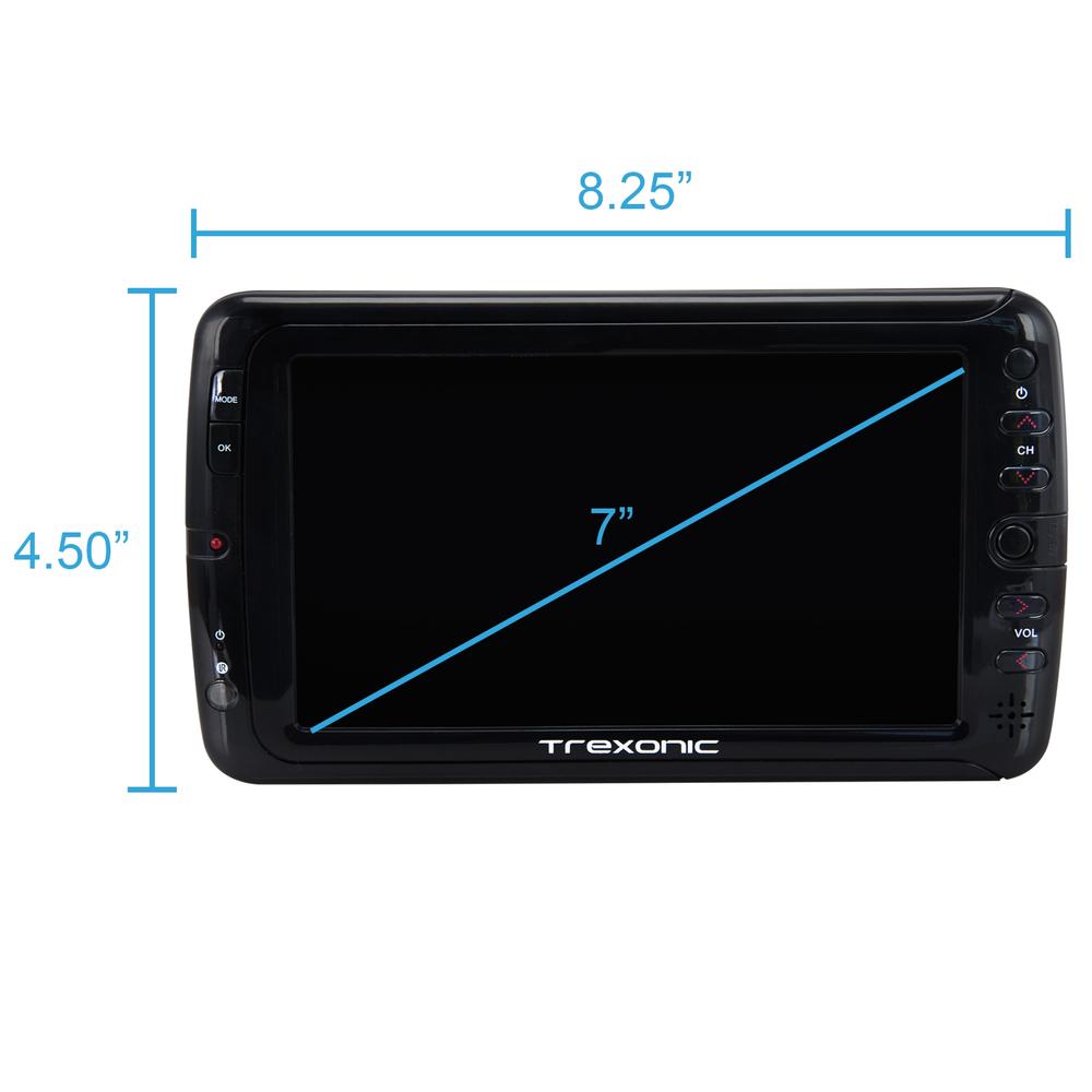 Trexonic 970105604M Portable Ultra Lightweight Rechargeable Widescreen ...