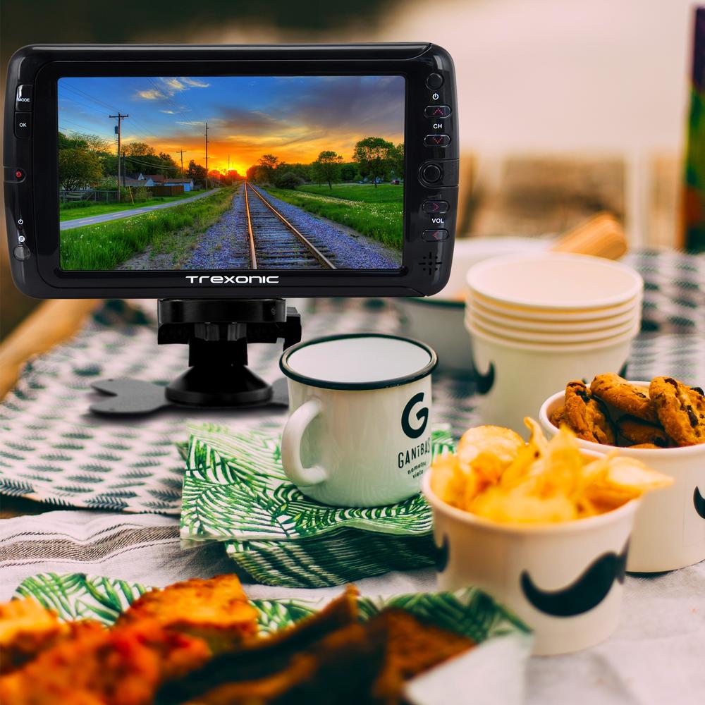 Trexonic 970105604M Portable Ultra Lightweight Rechargeable Widescreen ...