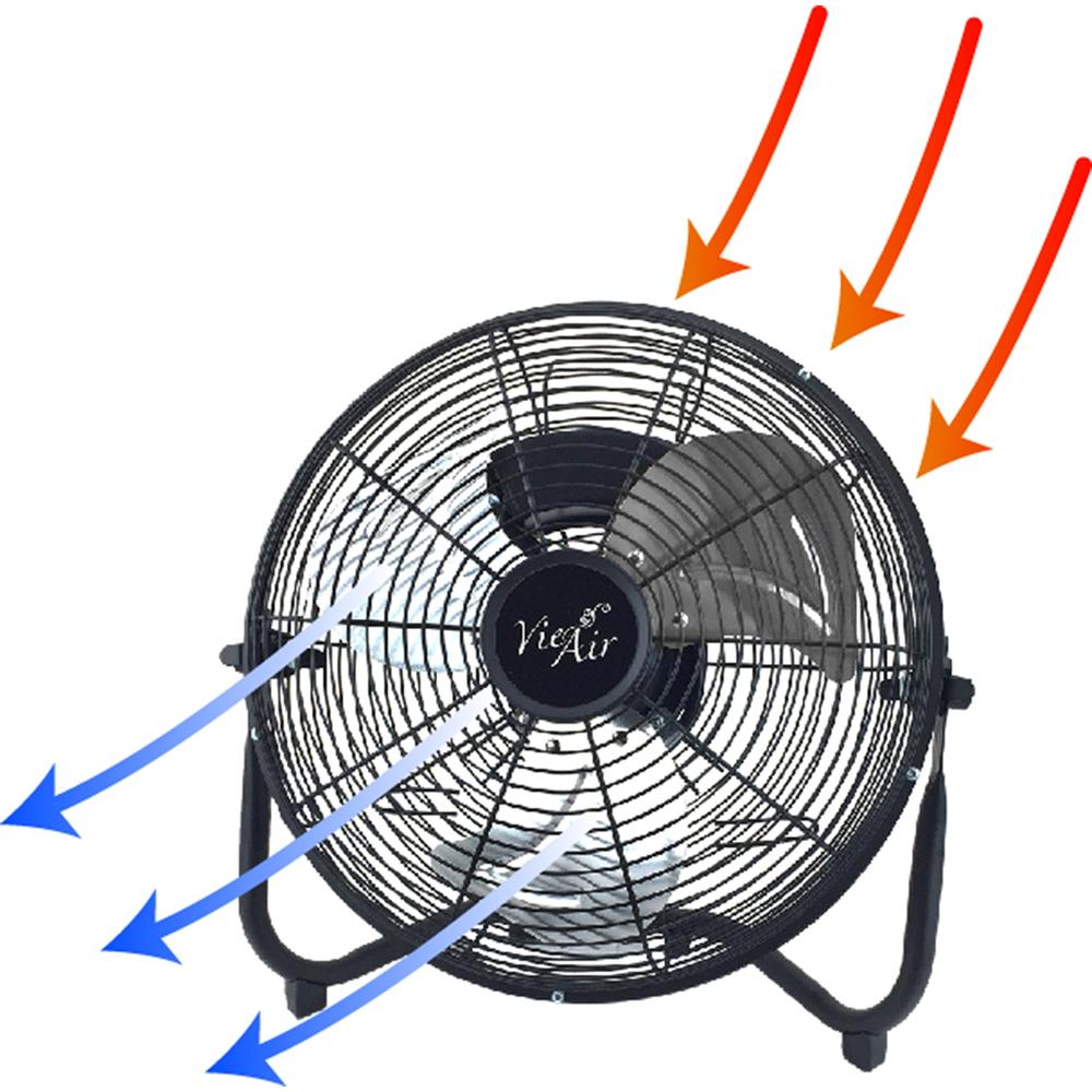 Vie Air 97096354M 18" Industrial High Velocity 3-Speed Metal Floor Fan