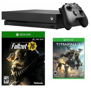 Microsoft Xbox One X 1TB Fallout 76 Console with Titanfall 2 ...