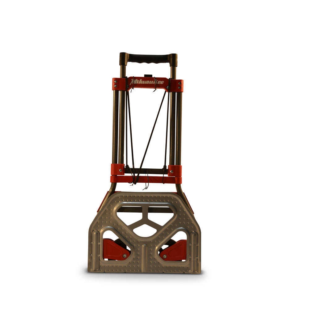 Milwaukee Hand Truck 150 lbs. Fold-Up Hand Truck with 5" Quiet TPR Wheels