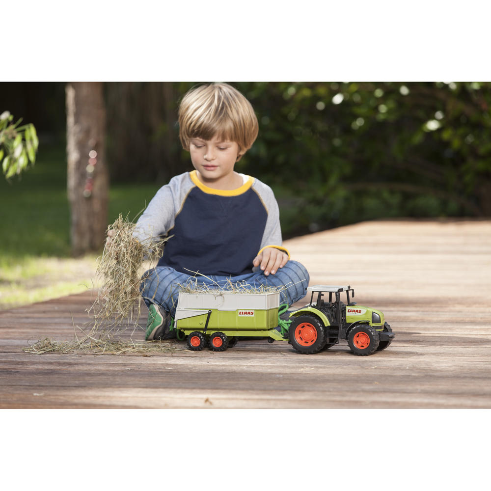 Dickie Toys Farm Tractor with Tipping Trailer - Playset
