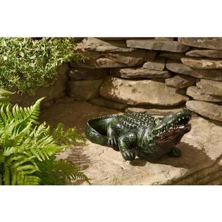 Decorative Alligator Statue - Outdoor Living - Outdoor Decor - Lawn ...