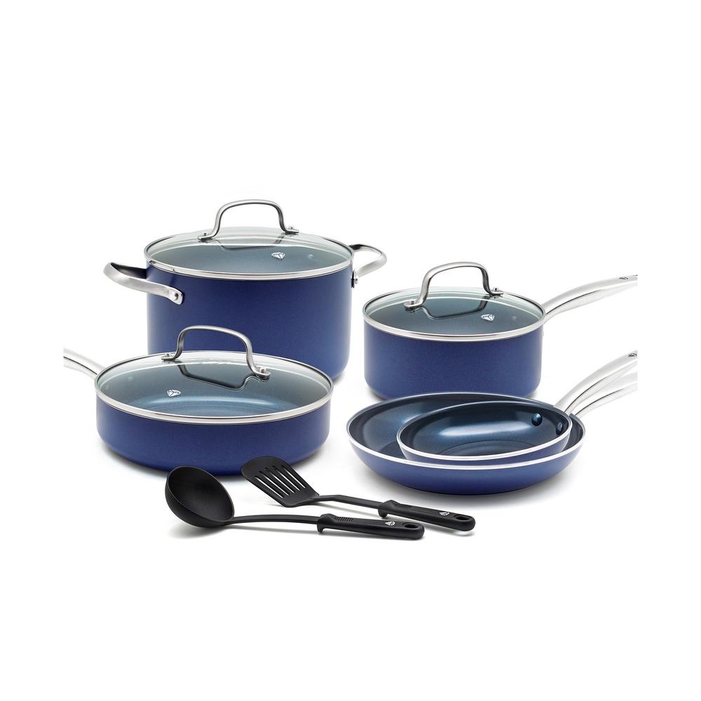 As Seen On TV 10 pc. Blue Diamond Cookware Set