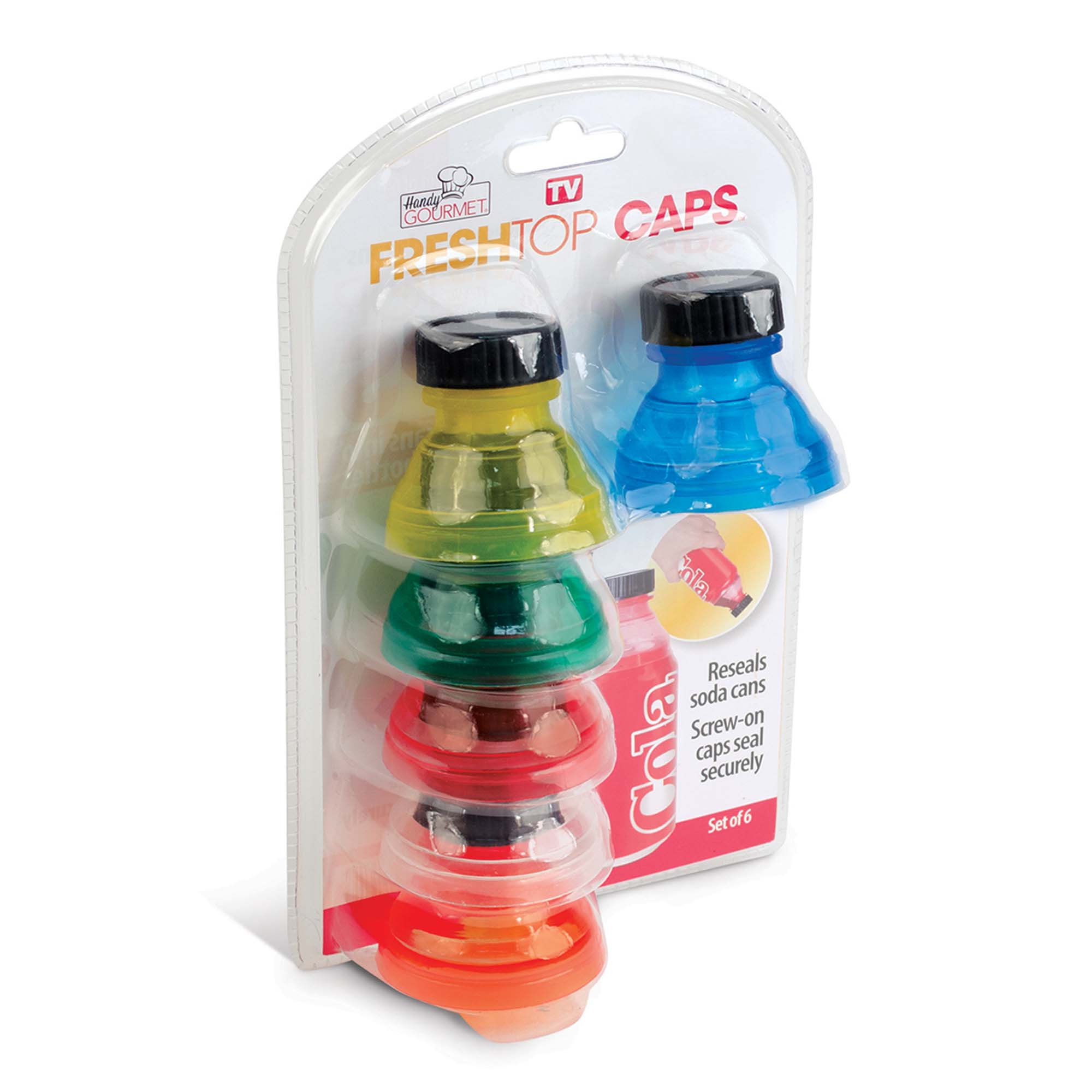 JB7514 S/6 Fresh Top Caps Multicolor