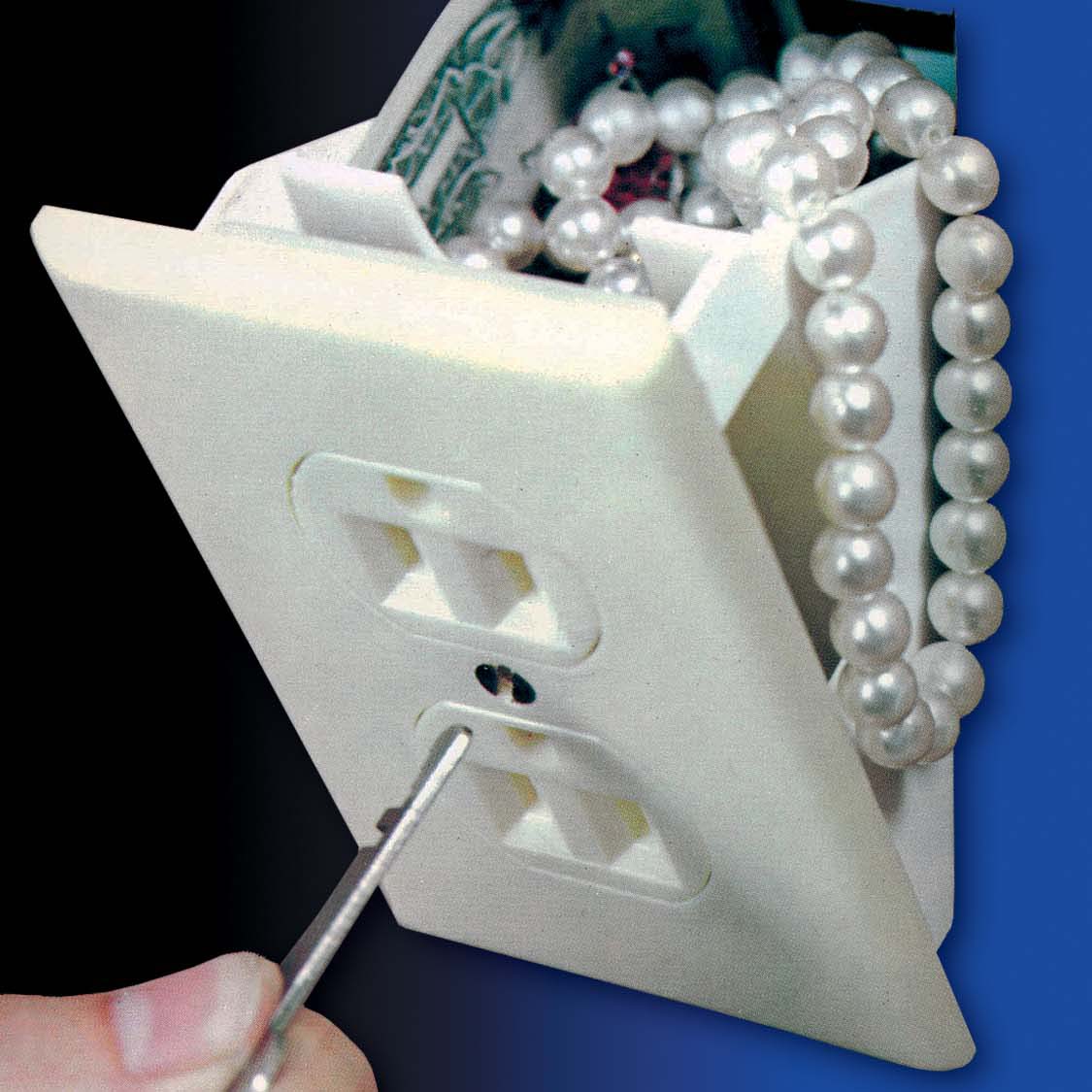Hidden Wall Safe JH558 - White