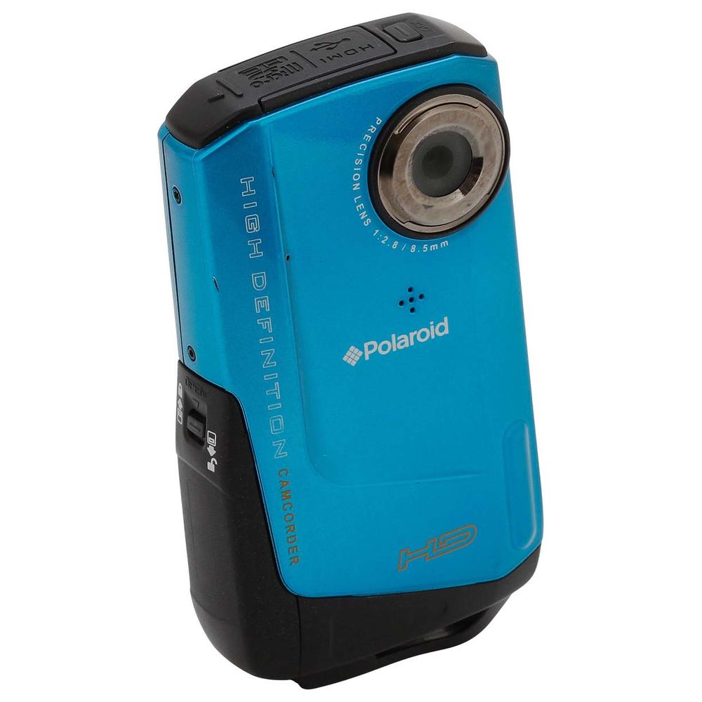 Polaroid ID642-BLU-FR Waterproof Digital Video Camera - Blue