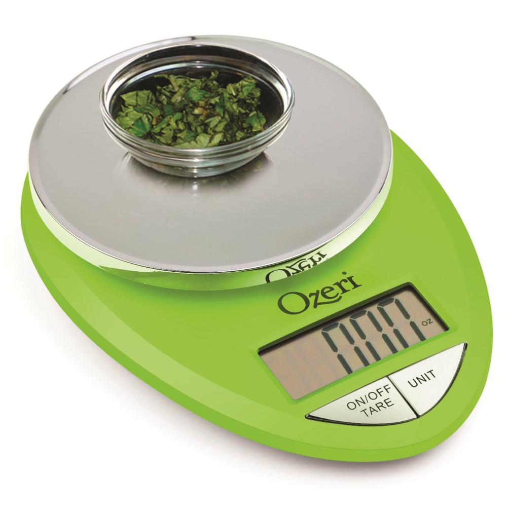 Ozeri Pro Digital Kitchen Food Scale, 0.05 oz to 12 lbs (1 gram to 5.4 kg)