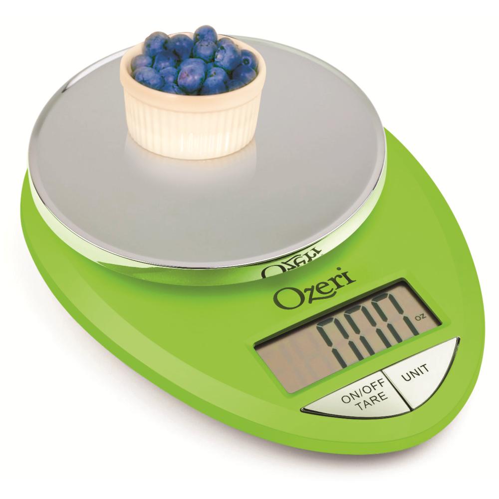 Ozeri Pro Digital Kitchen Food Scale, 0.05 oz to 12 lbs (1 gram to 5.4 kg)