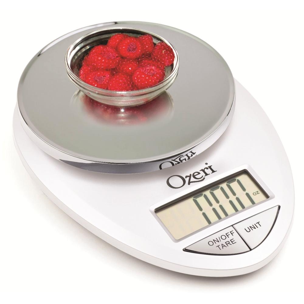 Ozeri Pro Digital Kitchen Food Scale, 0.05 oz to 12 lbs (1 gram to 5.4 kg)