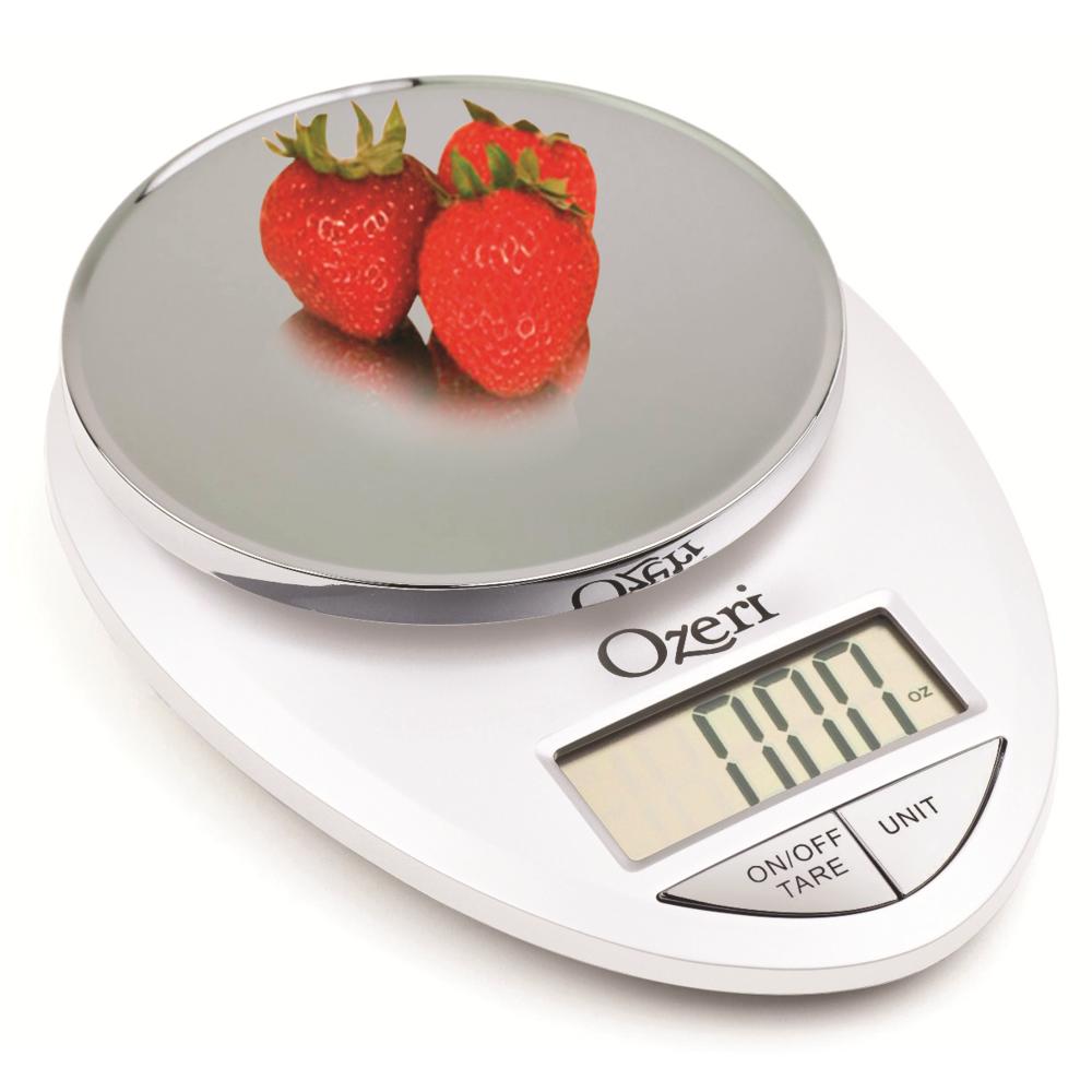 Ozeri Pro Digital Kitchen Food Scale, 0.05 oz to 12 lbs (1 gram to 5.4 kg)