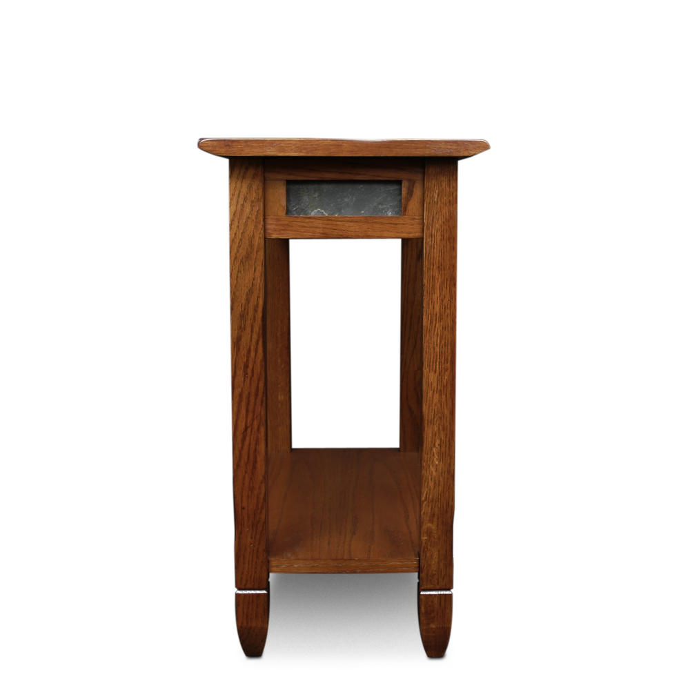Leick Rustic Slate Chair side Table Leick Rustic Slate Chair side Table