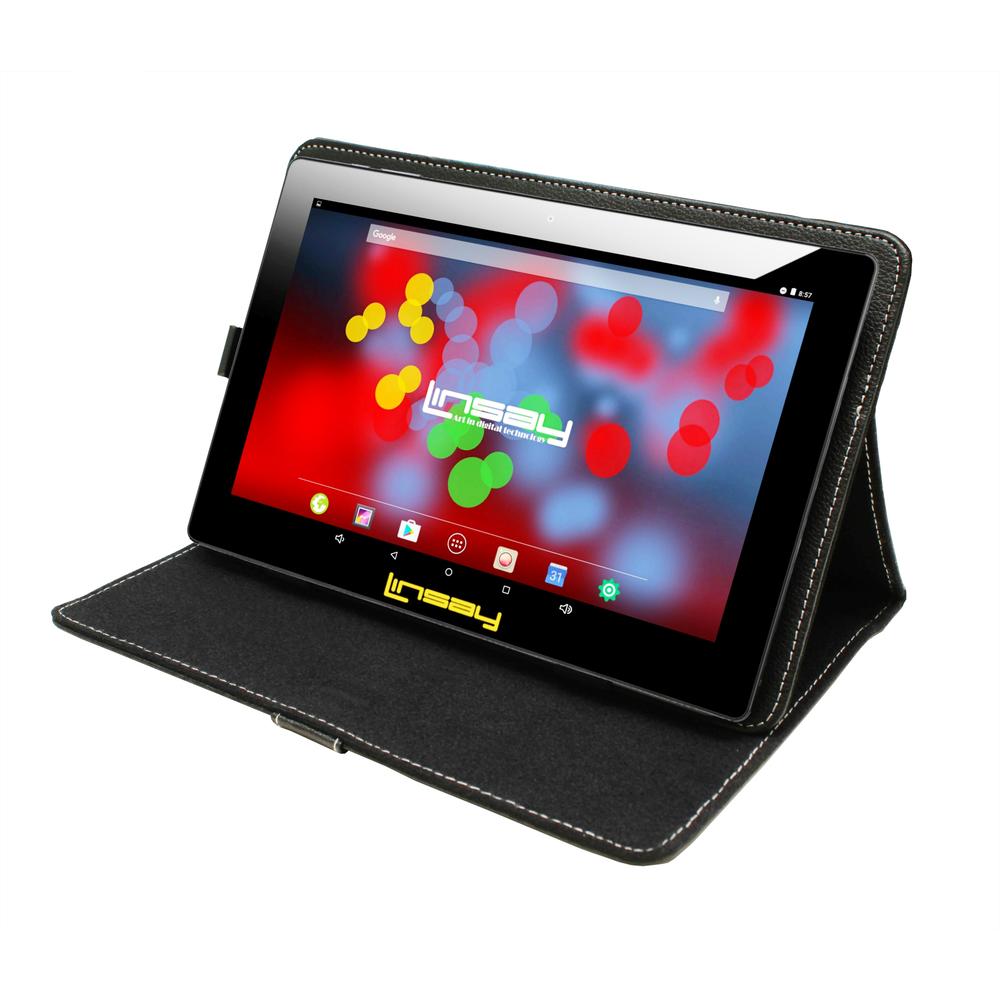 LINSAY ® 10.1" New 1280x800 IPS Screen Quad-Core 2GB RAM 16GB Android 9 ...