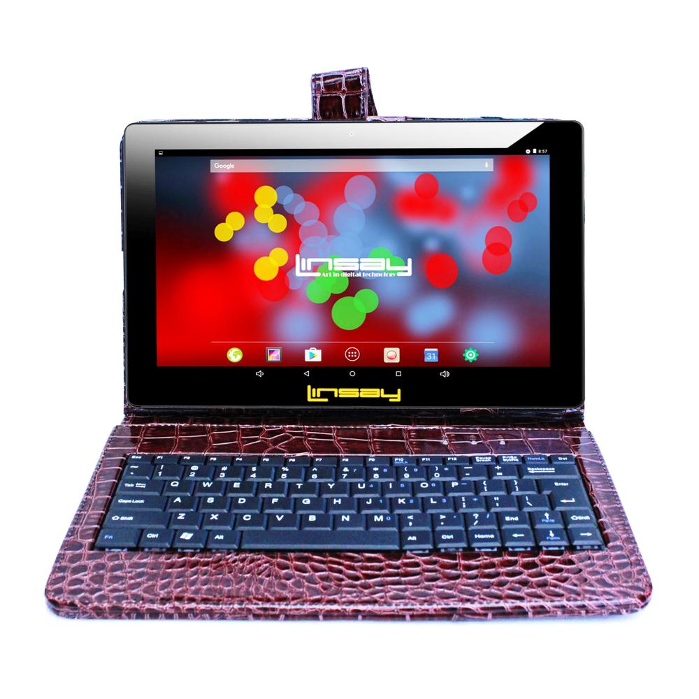 LINSAY ® 10.1" New 1280x800 IPS Screen Quad-Core 2GB RAM 16GB Android 9 ...