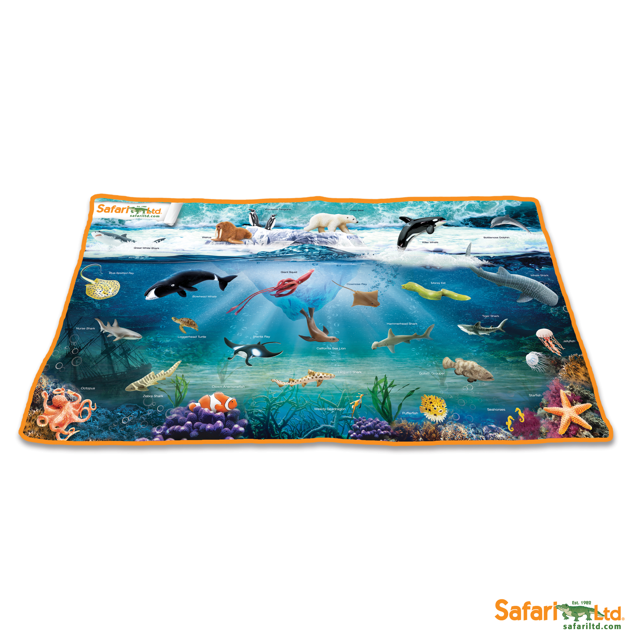 Safari Ltd Ocean Playmat