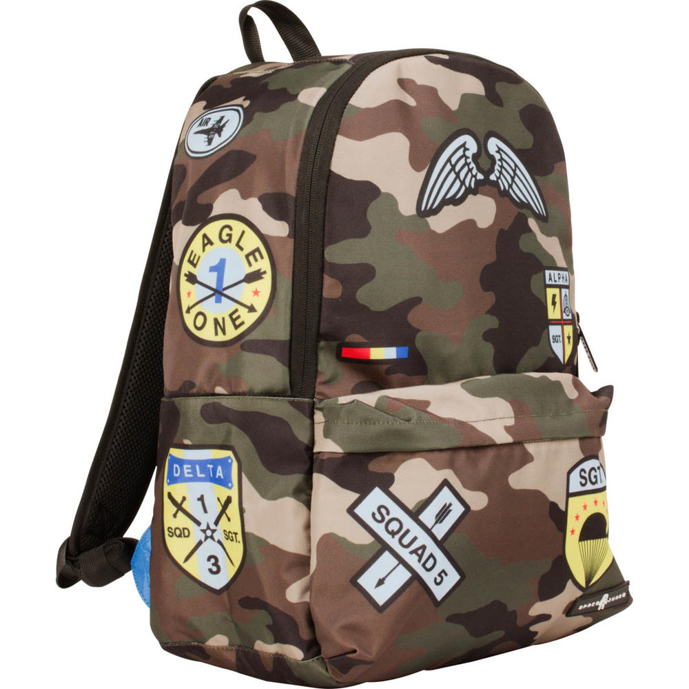 Space Junk Camo Patches Backpack