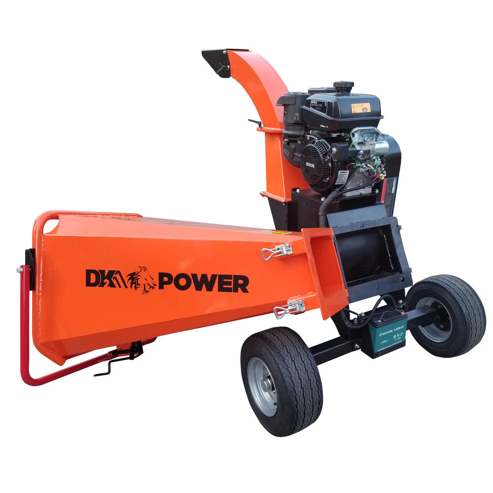 DK2 Power OPC566E 6" - 14HP Cyclonic KINETIC Chipper Shredder with ...