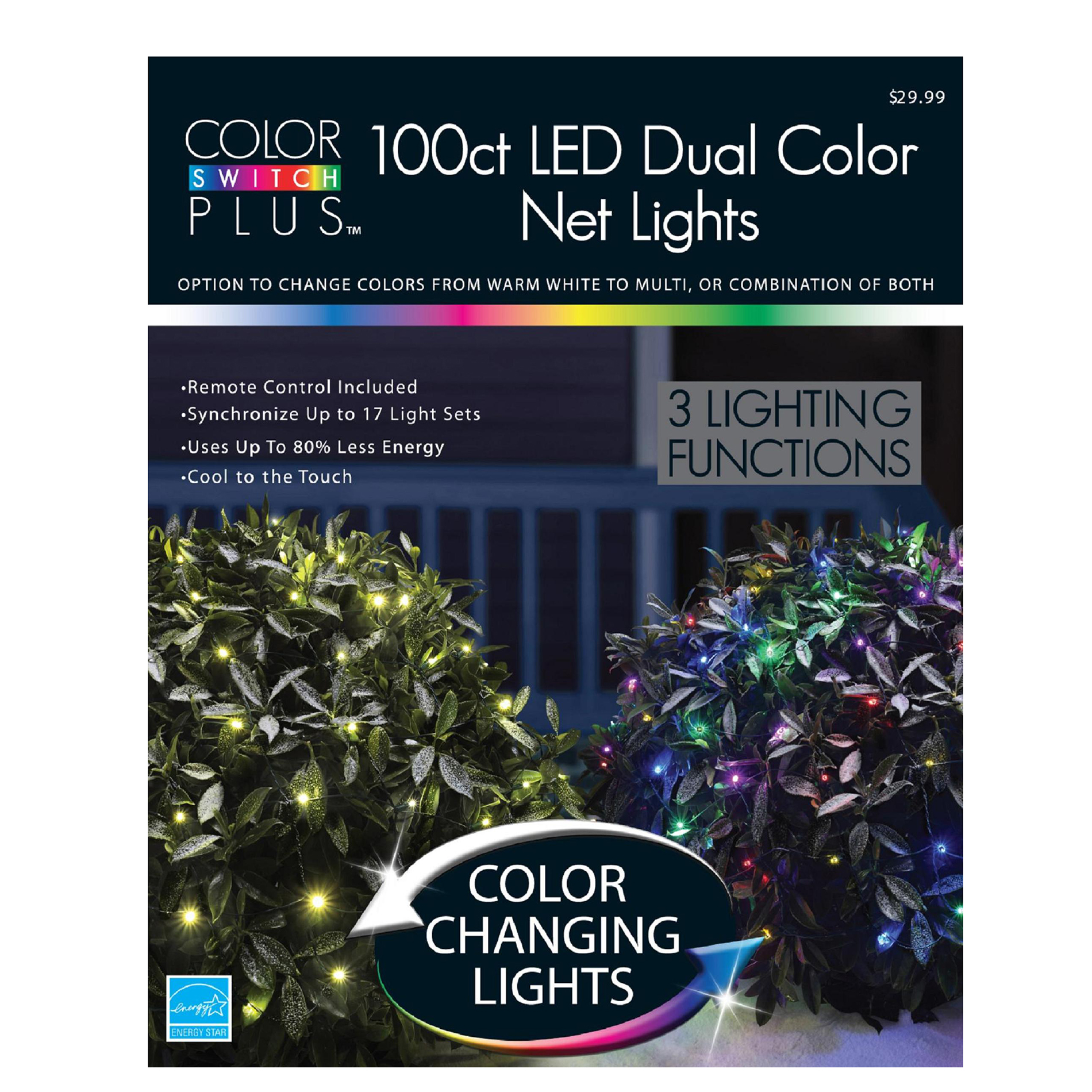 UPC 029944506829 - Color Switch Plus 100 Count Dual Color Net LED ...