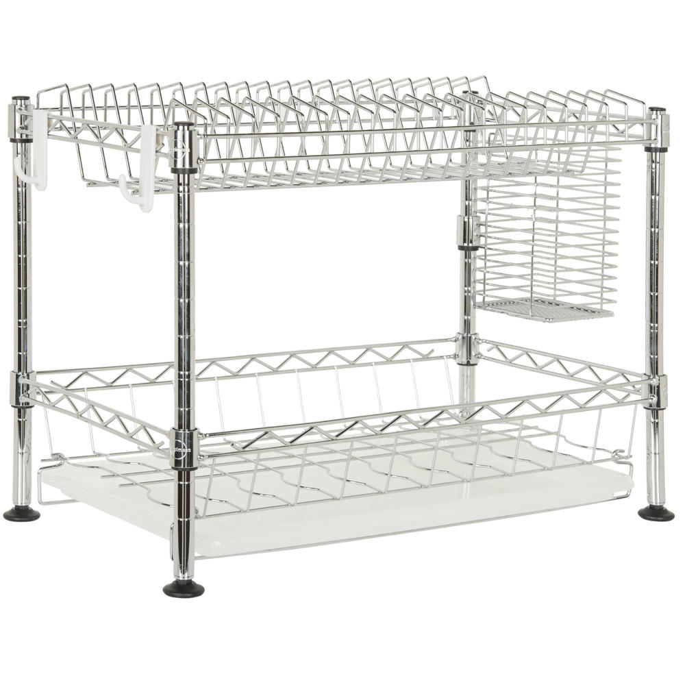 Safavieh Darina Adjustable Chrome Wire Dish Rack