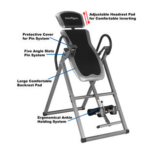 Innova Fitness ITX9600 Heavy Duty Deluxe Inversion Therapy Table