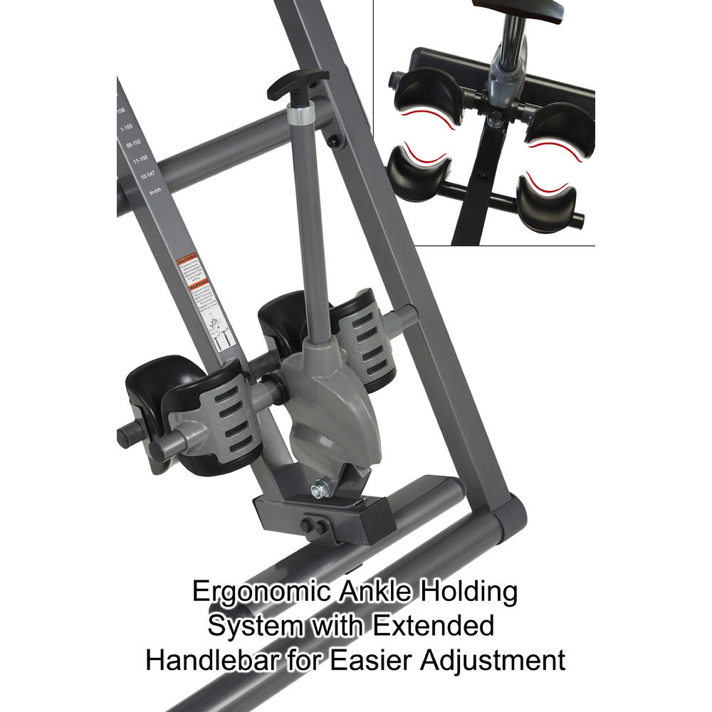 Innova Fitness ITX9900 Heavy Duty Deluxe Inversion Table with Air ...