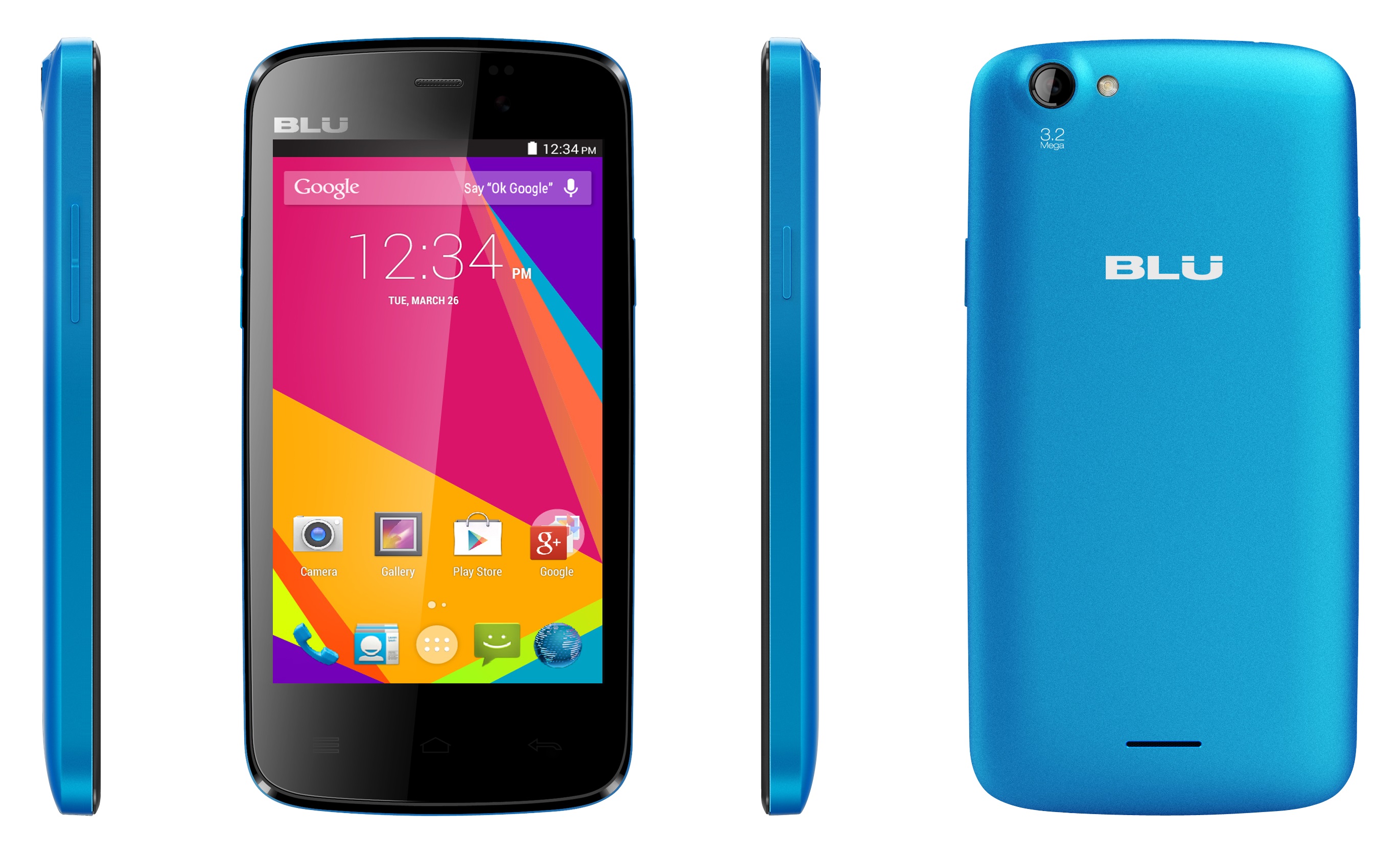 BLU Life Play Mini L190u Unlocked GSM Dual- SIM Android Cell Phone ...