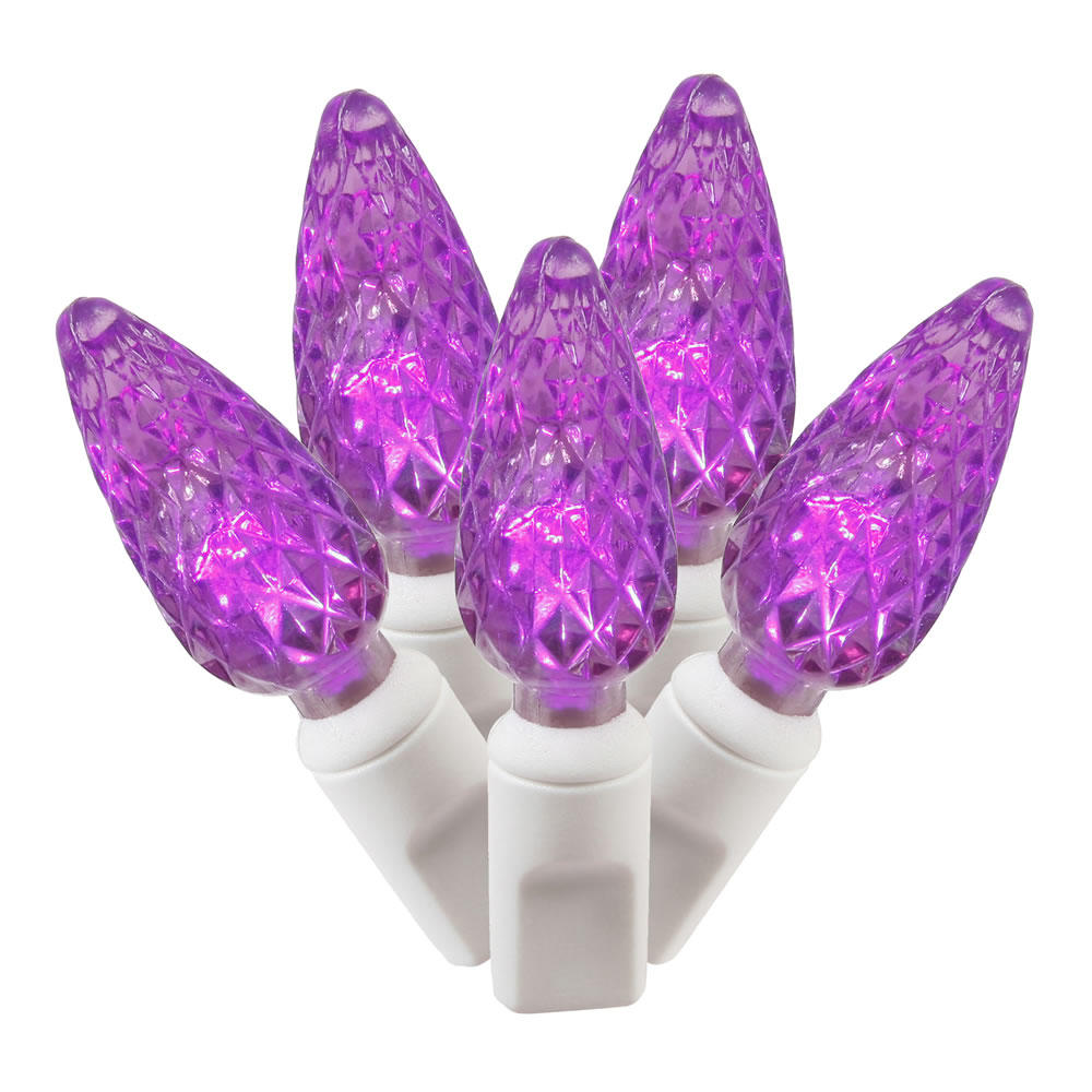 Vickerman 100 Light Purple C6 LED Light Set