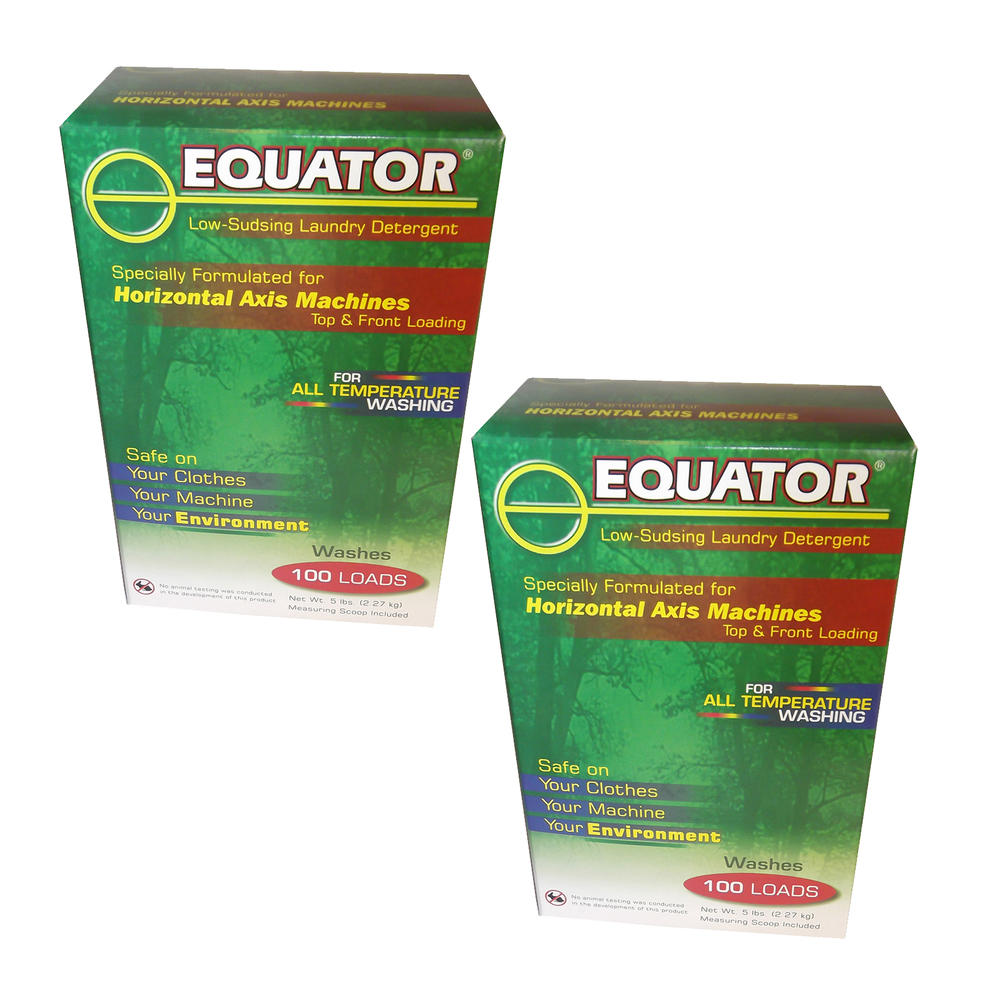 Equator HE Detergent (2 boxes of 5 lbs. each)