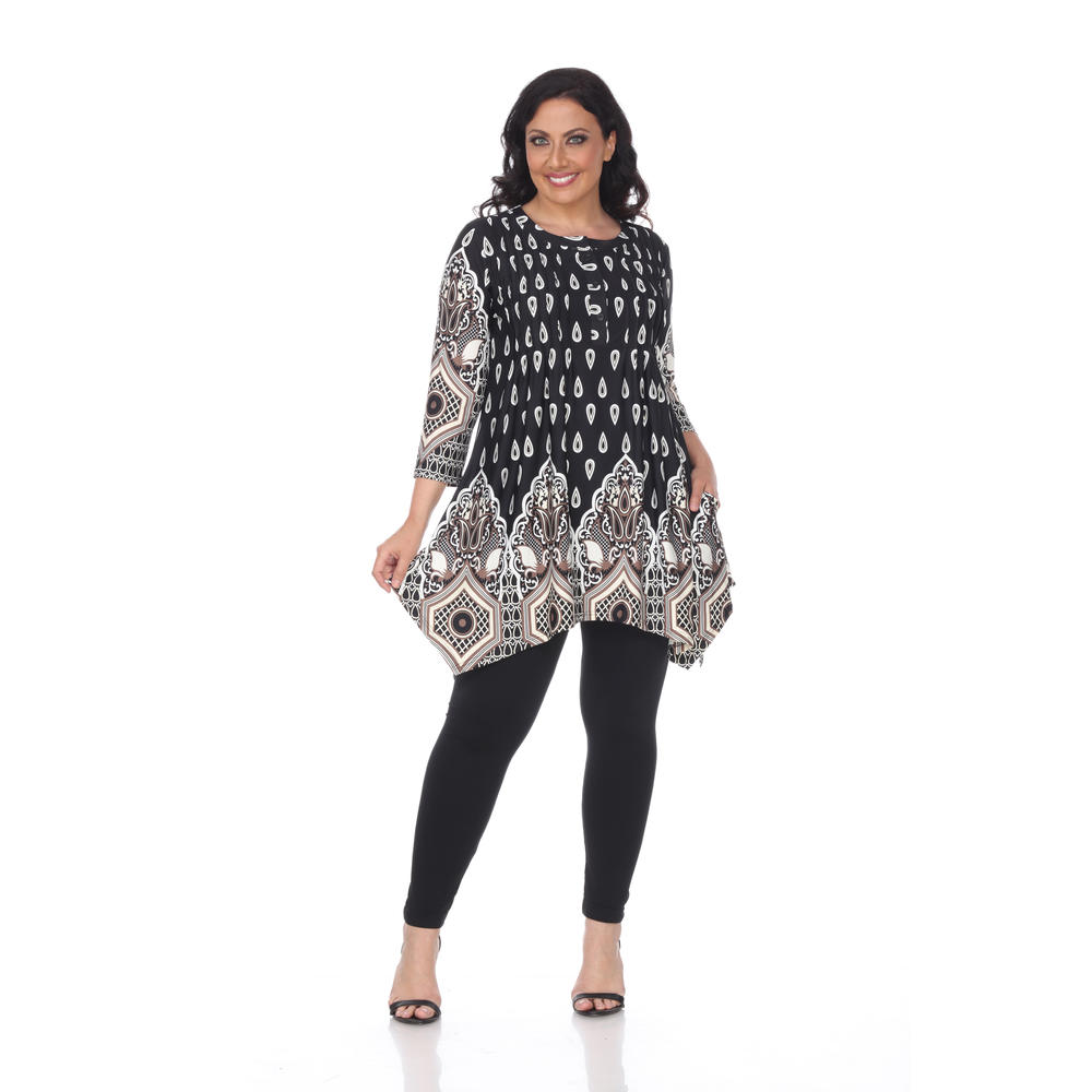 White Mark Plus Size Kairi Tunic/Top
