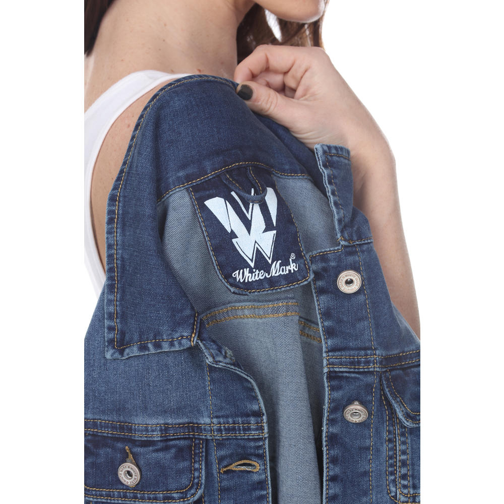 White Mark Women's Denim Jacket