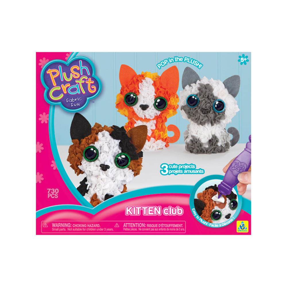 The Orb Factory Plushcraft Fabric Fun - Kitten Club